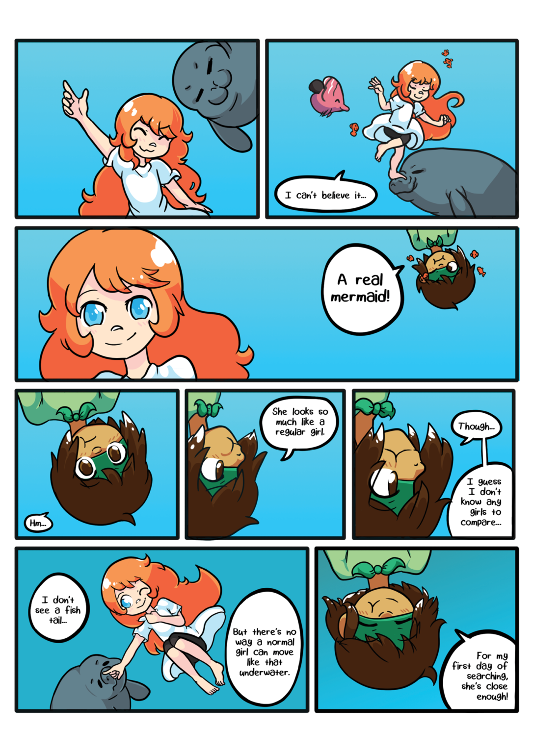 Chapter One – Page Seven – Seasick – The Underwater Adventure Comic ...