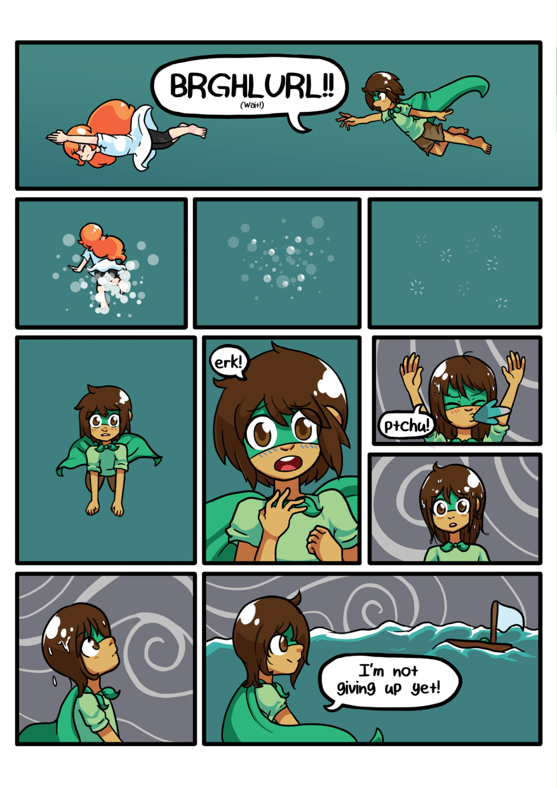 Chapter One – Page Nine – Seasick – The Underwater Adventure Comic ...