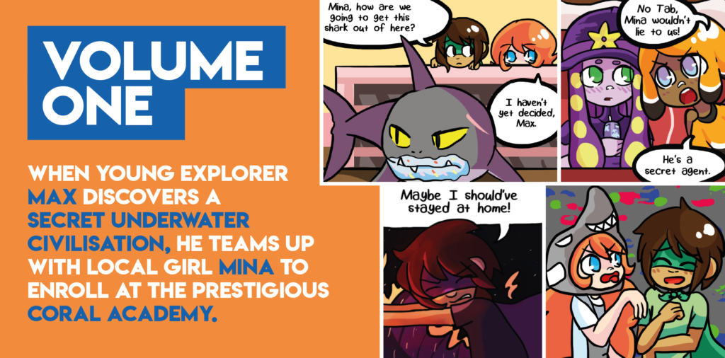 Volumes – Seasick – The Underwater Adventure Comic. Updates every Friday!