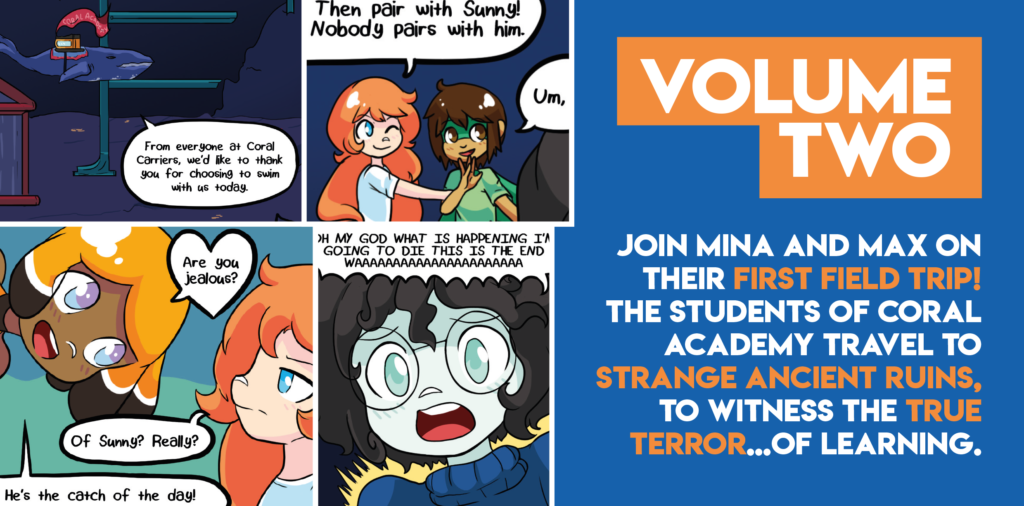 Volumes – Seasick – The Underwater Adventure Comic. Updates every Friday!